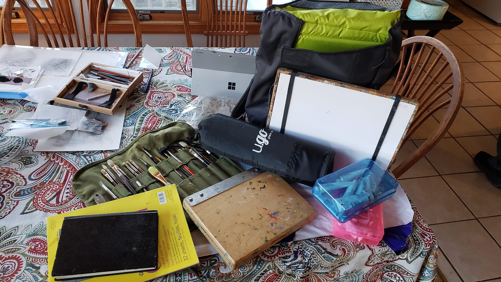 Packing with Paints for Padula, Italy – Jeanean Songco Martin Painting Blog